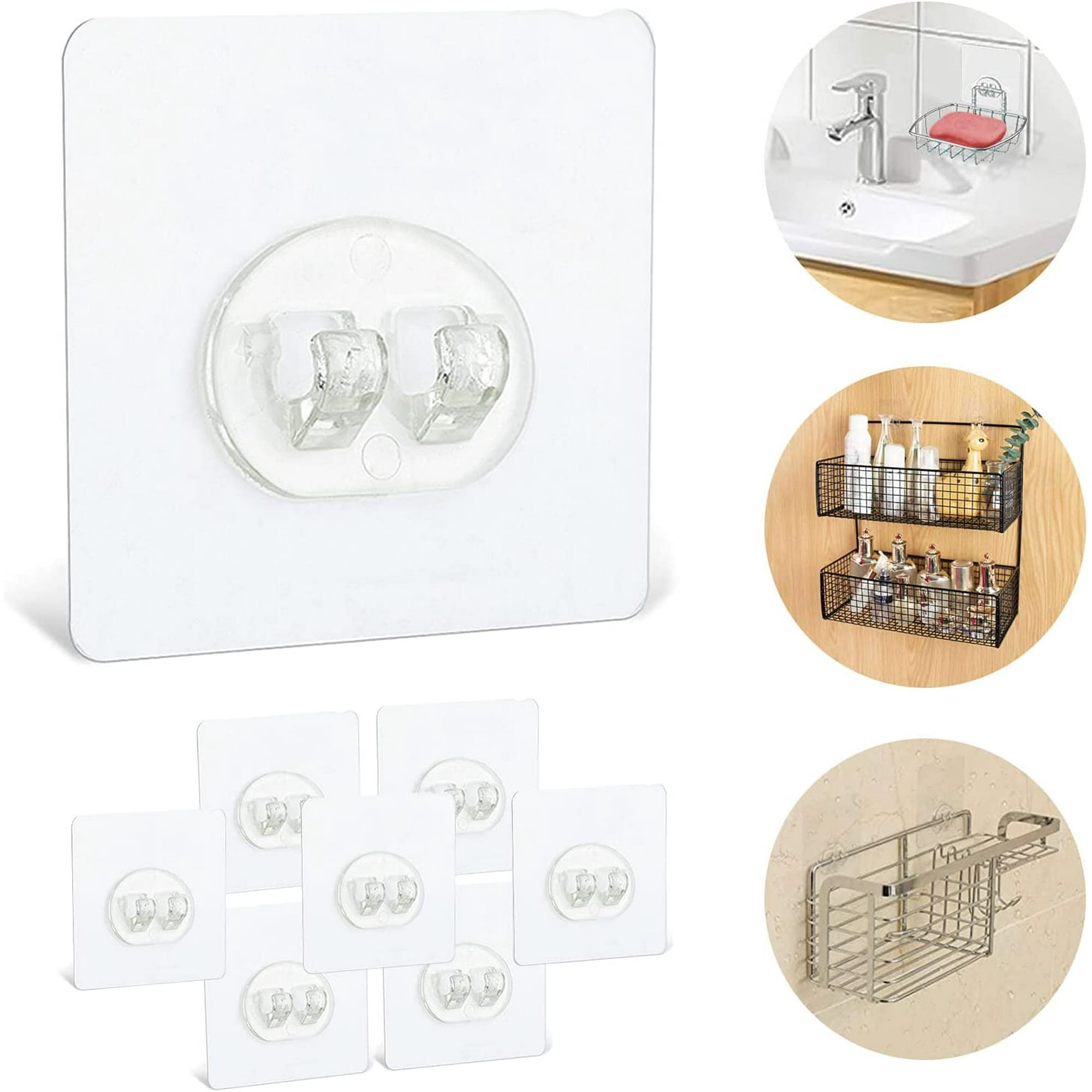 Click here for Oruyrop 8 Pack Shower Caddy Adhesive Hooks Replace... prices