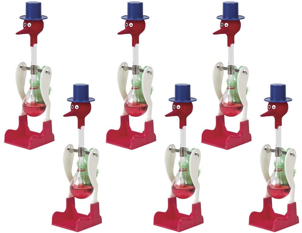 Forum Novelties 6 PCS The Famous Lucky Drinking Bird , Magic Drinking ...