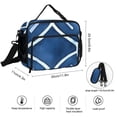 11.8×9.6in Large Capacity Rectangular Lunch Bag Durable Storage ...
