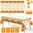HOWAF 3 Pack Fall Thanksgiving Tablecloth, Happy Thanksgiving Pumpkin ...