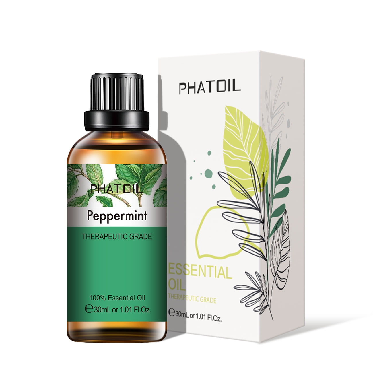PHATOIL Peppermint Essential Oils for Diffusers Humidifier 100% Pure ...