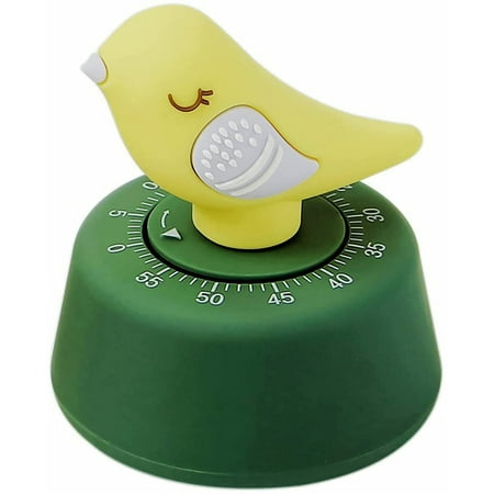 Mechanical Kitchen Timer,Cute Bird Timer for Kids,Wind Up 60 Minutes ...