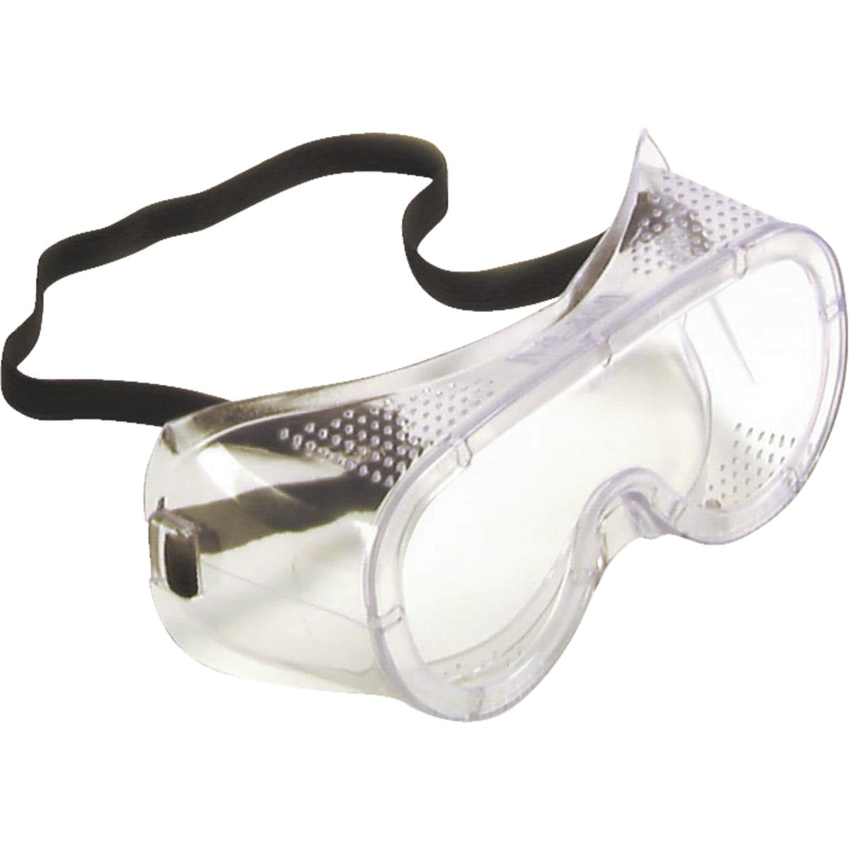 Safety Works Clear Frame Safety Goggles with Anti-Fog Clear Lenses ...