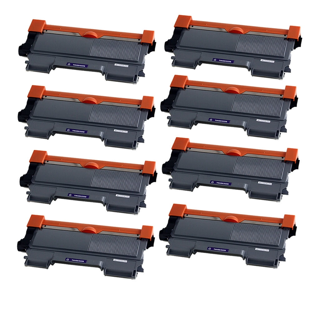 8 Pack New High-Yield Toner Cart For Brother TN450 TN420 Compatible For ...