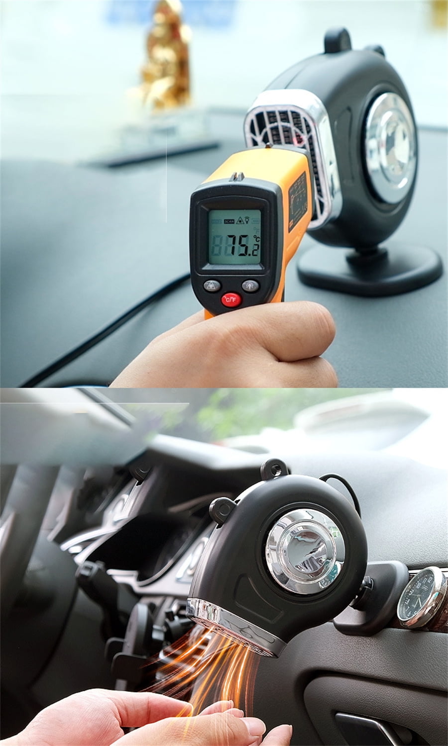 Acaigel Mini Vehicular Electric Car Heater 24V 150W Quick Heating ...