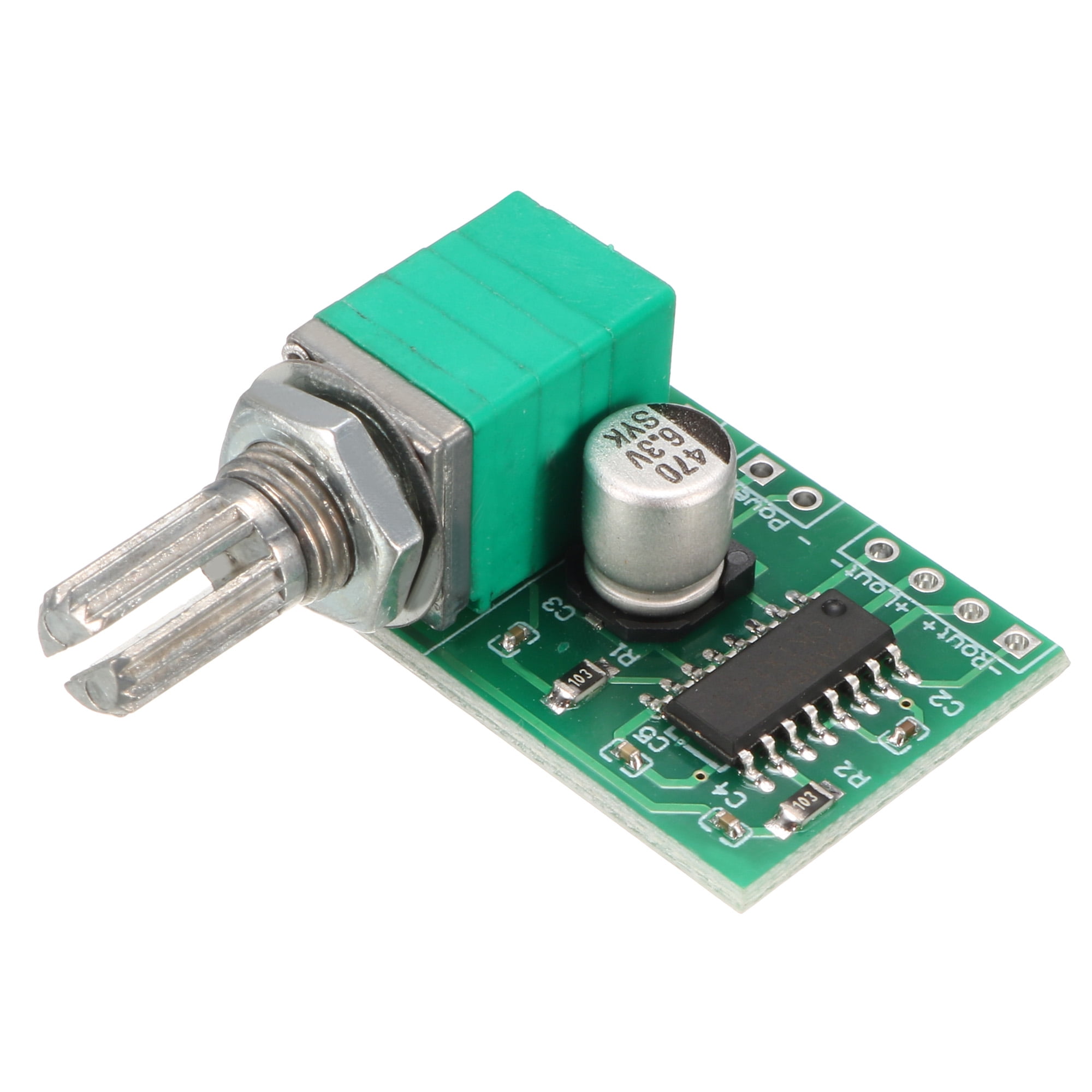 Mini PAM8403 Stereo Audio Digital Amplifier Board Class-D 2 Channel 3W ...