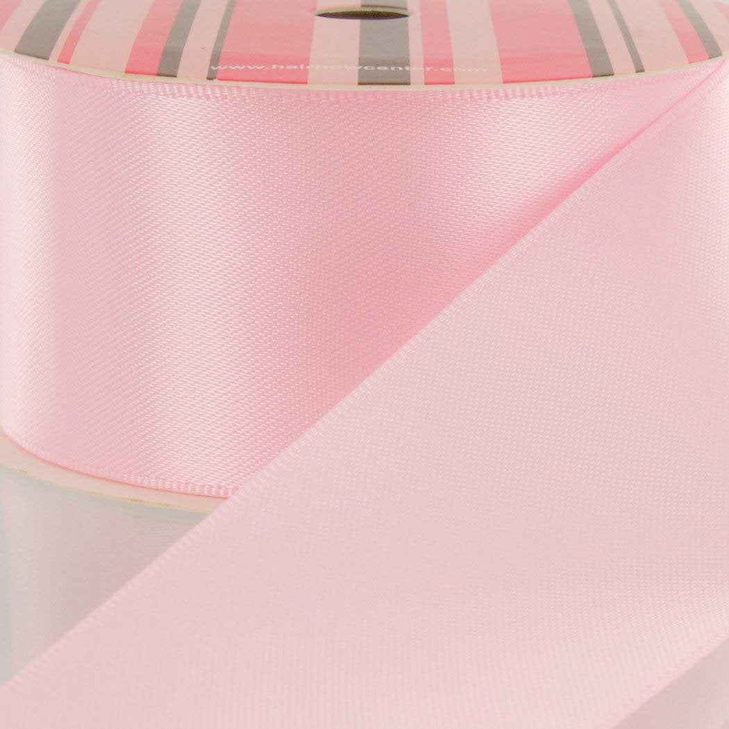 4" Double Face Satin Ribbon Light Pink 100yd - Walmart.com