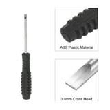 Mini Slotted Screwdriver, 3.0mm Flat Head with NonSlip Handle for Small ...