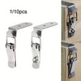 1/10X 90 Degree Duckbill Hook Lock Stainless Steel Spring Loaded Pull ...