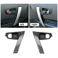 Car Carbon Fiber Interior Door Handles Base Interior Door Handle Cover ...