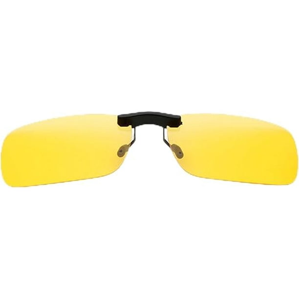 Yellow Clip on Polarized Night Vision, Driving Sunglasses UV 400 ...