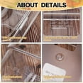 Food Pan with Lid 1/6 Size Stackable Plastic Pan Restaurant Food ...