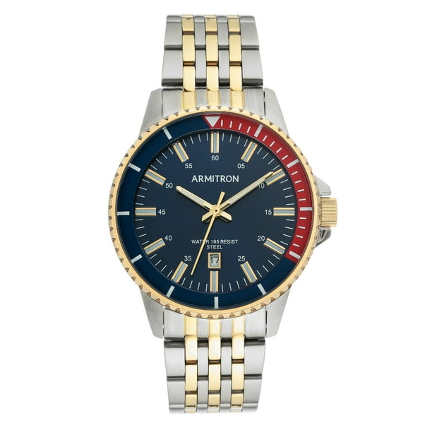 Armitron - Armitron Men's Two-Tone Analog Watch - Walmart.com - Walmart.com