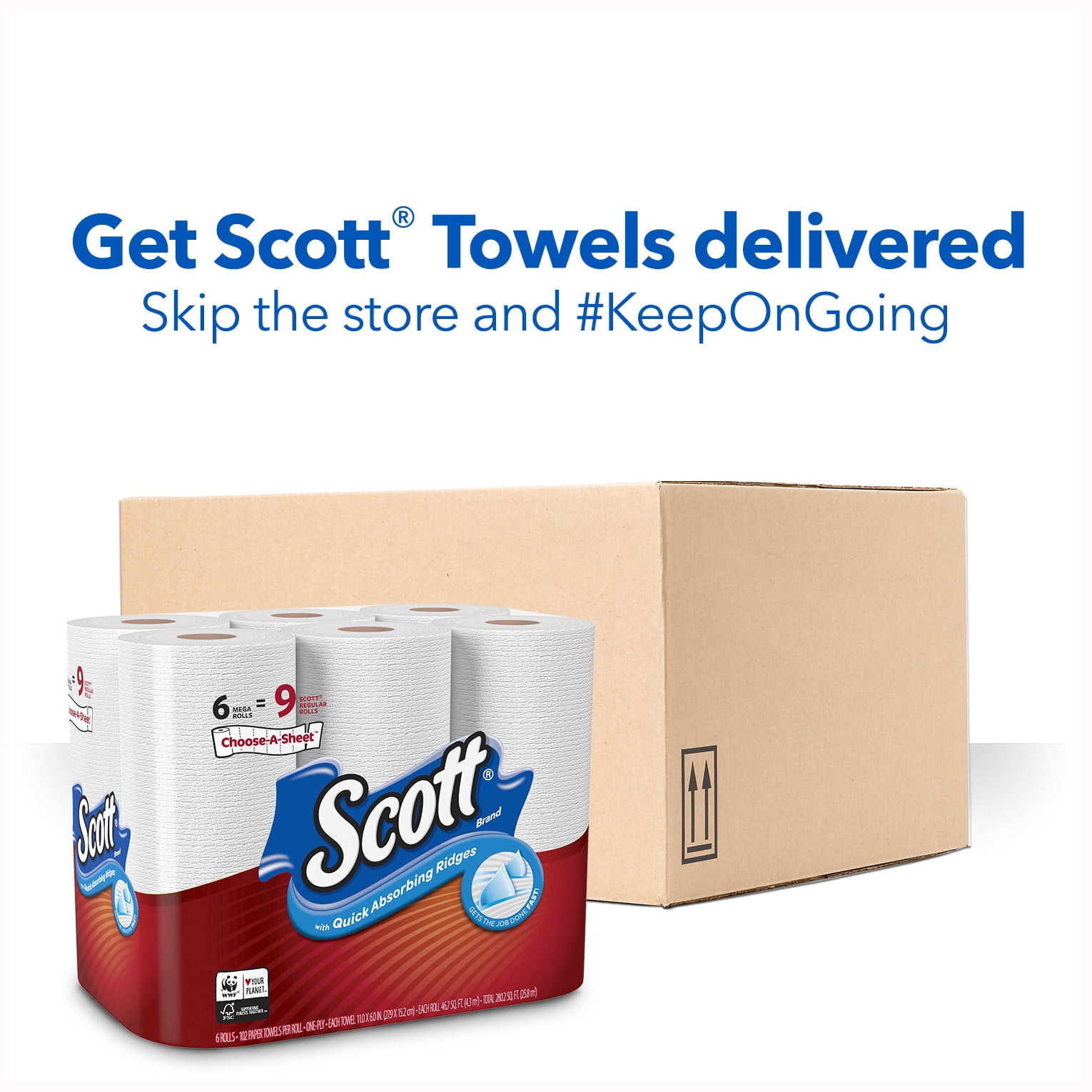 Scott Mega Roll Paper Towels