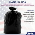 Ox Plastics 60 Gallon Contractor Trash Bags, Heavy Duty, 3 Mil, Made in ...