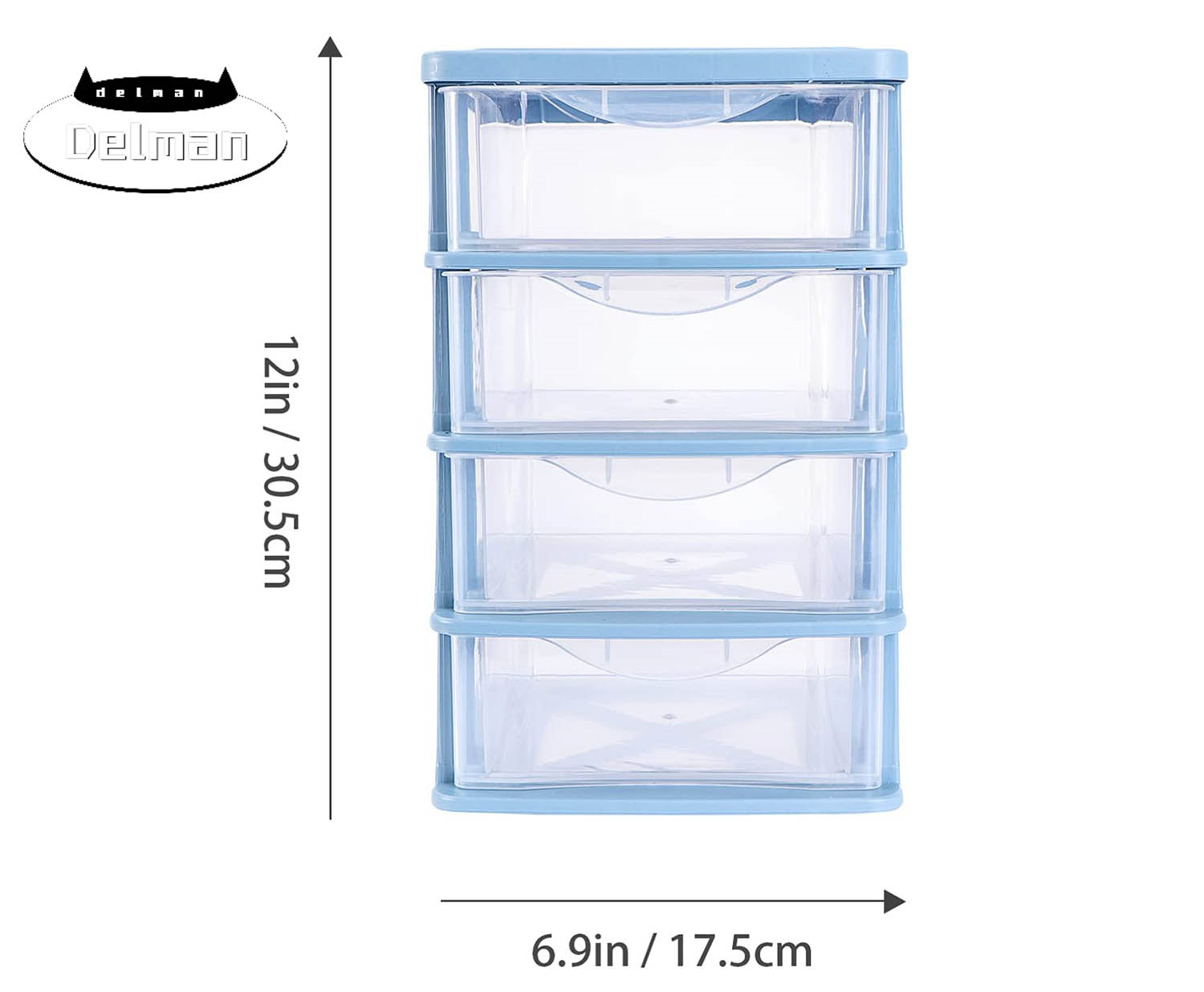 Plastic Drawer Box Unit Drawer Storage Box Office Drawer Cube Storage ...
