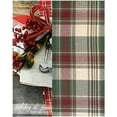 "Trends Christmas Cottage Plaid Cotton Weave Holiday Tablecloth, 60 ...