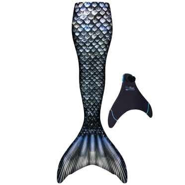Sun Tail Mermaid Aurora Borealis Child Medium Size Swimsuit Tail Skin ...