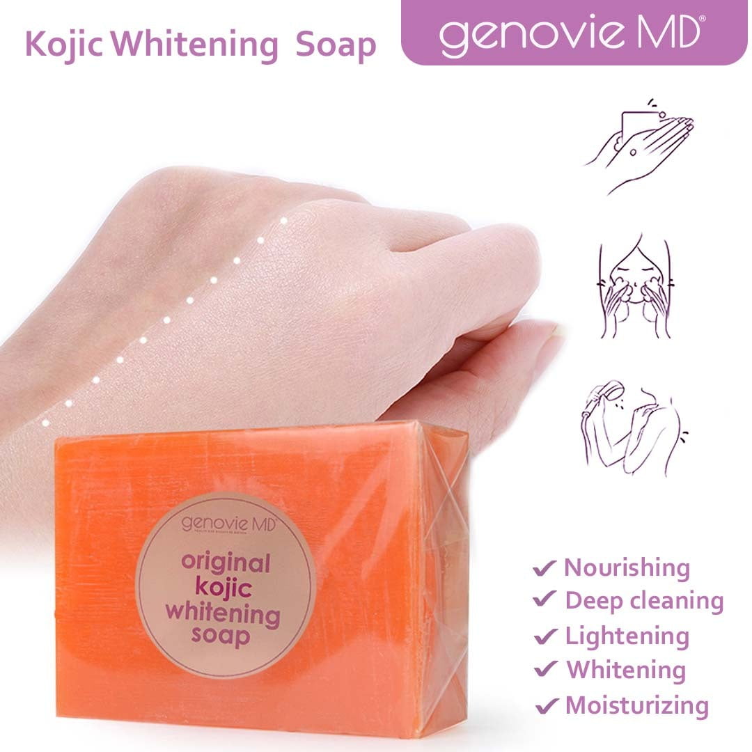 Genovie MD Skincare Kojic Acid Soap Bar For Skin Brightening Botanical genovie-md-skincare-kojic-acid-soap-bar-for-skin-brightening-botanical