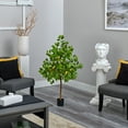 Nearly Natural 4' Lemon Artificial Tree in Plastic Pot - Walmart.com