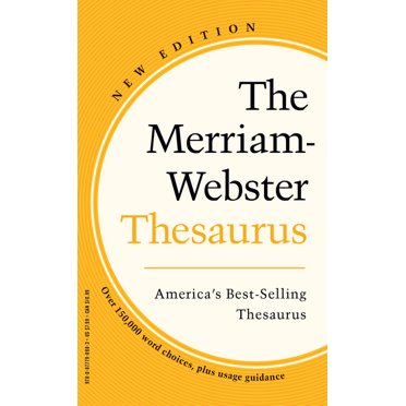 Merriam-Webster's American English Pocket Thesaurus (Paperback ...