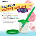 U.S. Art Supply, Children's Paint Cups 10pk, Assorted Colors - Walmart.com