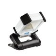 HART Rechargeable Work Light with Rotating Head and Spring-Loaded Clamp ...