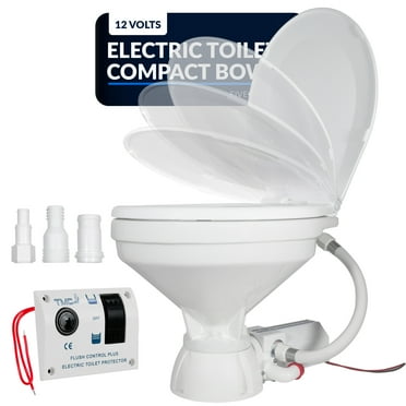 SUPERFLO 600w Macerating Toilet with Flush Tank, Powerful & Quiet ...