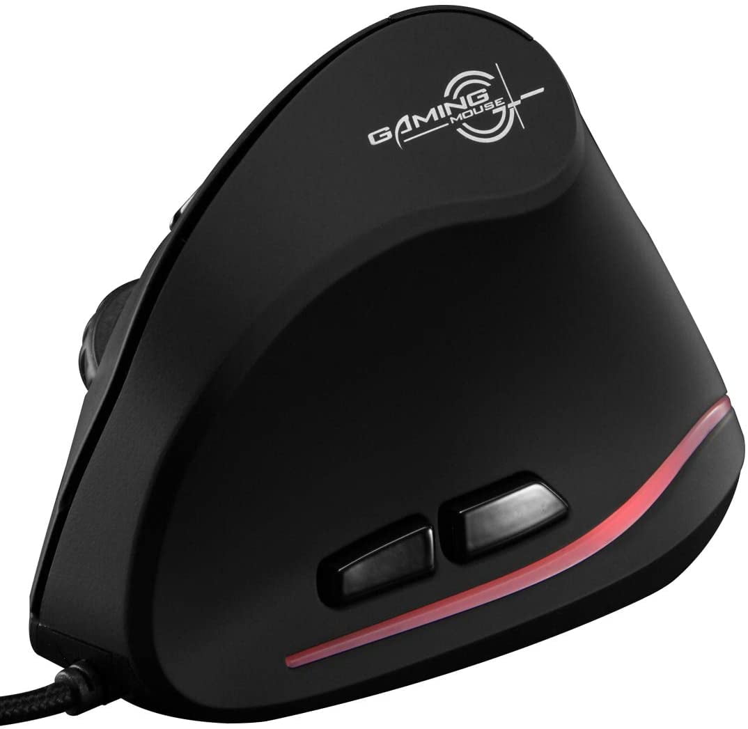 Vertical Wireless Mouse,2.4G USB Optical Ergonomic Mice with 3 ...