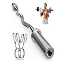 CAP Barbell Chrome 47" Olympic Curl Bar - Walmart.com