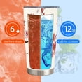 20oz Watercolor Cherry Blossom Stainless Steel Tumbler， Tumbler with ...