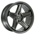 DEFIANT Wheels DF07 22 Inch Rims and Tires Fit 6x139.7 22x10 Satin ...