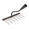 Garden Rake Cultivating Planting Rake Rust Resistant Carbon Steel ...
