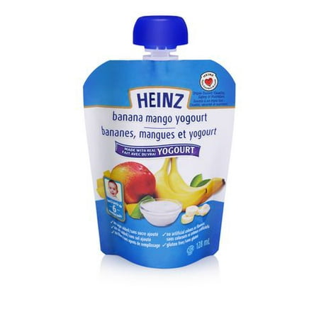 Heinz Baby Strained, Banana & Mango Pouch - Walmart.ca