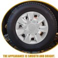 BESTYASH Car Hubcaps Silver Wheel Rim Covers Durable PP Material ...