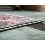 Unique Loom Sala Aurora Contemporary Floral Area Rug or Runner ...