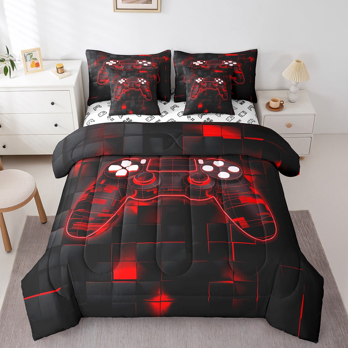 Click here for Yst Game King Bedding Sets For Boys gaming Bed In... prices