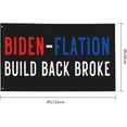 Biden - Flation Build Back Broke Flag 3x5 Ft Indoor Outdoor Decoration ...
