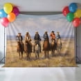 Western Cowboy Horse Photography Backdrop 8x6FT, Vintage Grasslands ...