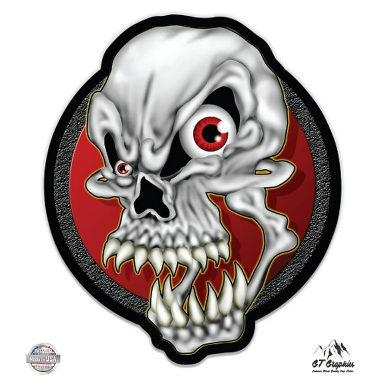 Evil Skull Stickers