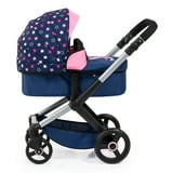 Bayer Design Doll Pram Xeo - Blue/Pink Stars - Fits Dolls up to 18 ...