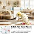 Bird Shredding Toy with Hanging Foraging Paper Roller & Metal Chain ...