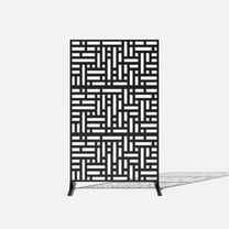 Veradek Outdoor Privacy Screen 3-Panel Set w/ Stand - (Block) - Walmart.com