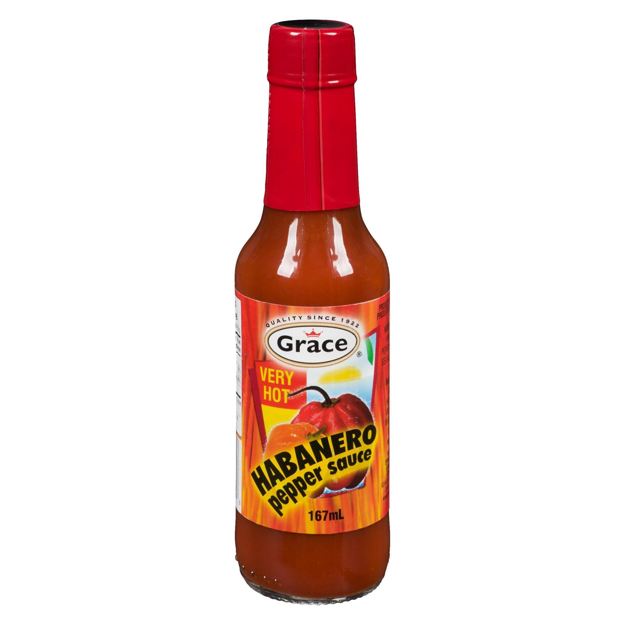 Grace Hot Habanero Pepper Sauce,155 ml Bottle - Walmart.ca