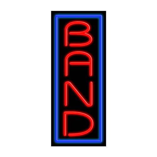 Band-Glass Neon Sign Made in USA - Walmart.com
