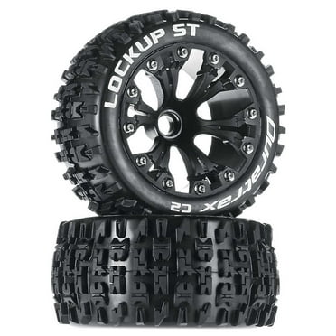 Duratrax Six Pack MT 3.8 Mounted Chrome 2 DTXC3583 RC Tire - Walmart.com