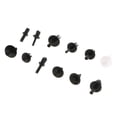 Dualoai 350 Pack of General Car Body Push-Type Bumper Retainer Clip ...