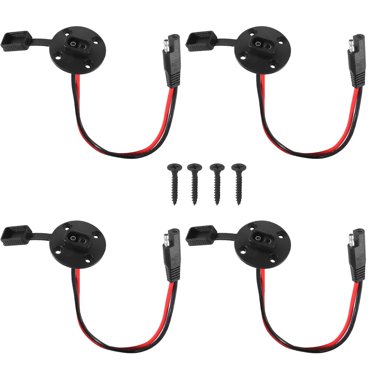 SAE Connector - SAE Power Socket Sidewall Port, Solar Weatherproof SAE ...