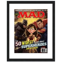 MAD Magazine Display Frame - Complete with Acrylic, Backing, and White ...