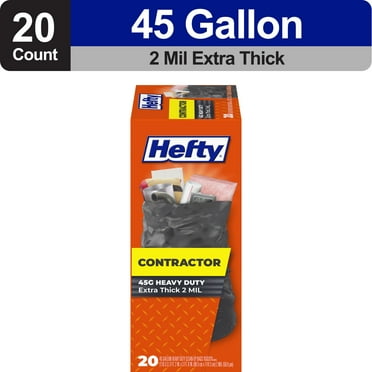 AROIC 120 Count Heavy Duty Trash Bags, 55-60 Gallon Large Trash Bags ...